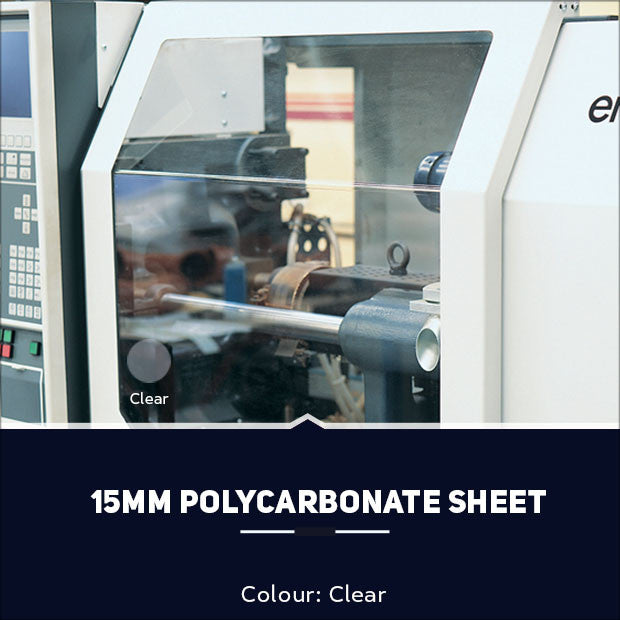 15mm Polycarbonate Sheets Clear - UV Grade