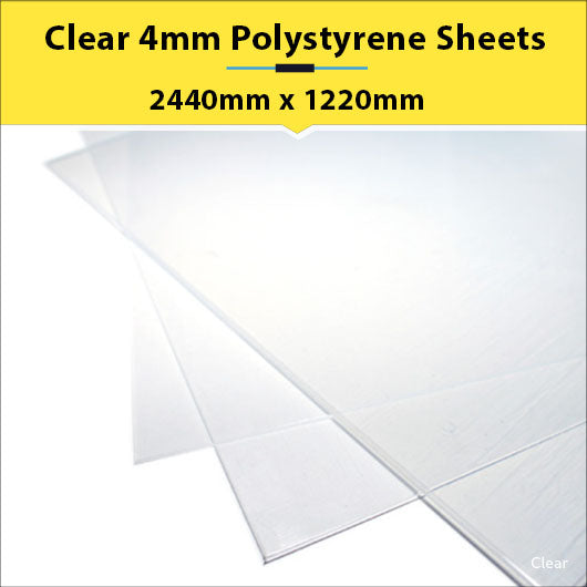Clear 4mm Polystyrene Sheets – Polycarbonate Sheets